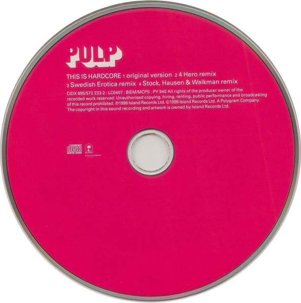 This Is Hardcore [Single #2] by Pulp (CD, 1998) for sale online | eBay