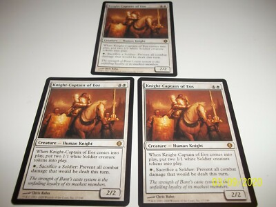 Knight-Captain of Eos Shards of Alara x3 NM/LP | eBay