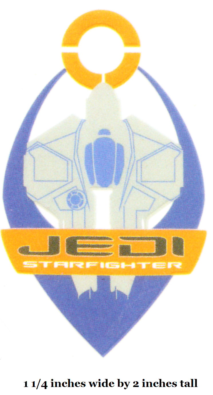 Jedi Starfighter Decal Alliance Insignia Wall Sticker Star Wars Peel ...