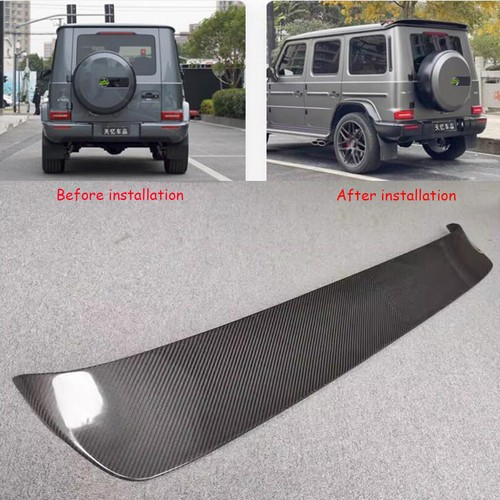 For Benz W463A W464 G550 G63 19-23 MANSORY Carbon Fiber Rear Spoiler ...