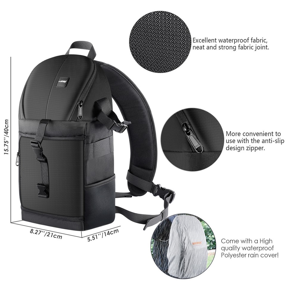 Neewer Pro Camera Case Sling Backpack Bag for Nikon Canon Sony Orange ...