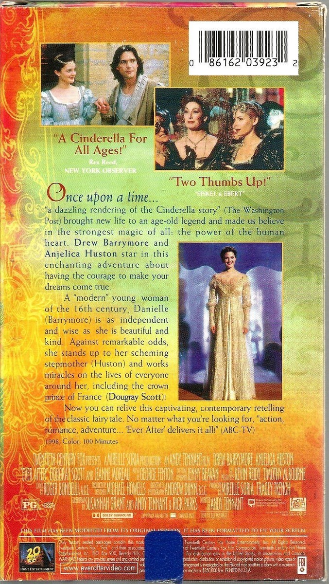 Ever After A Cinderella Story Vhs Ever After: A Cinderella Story