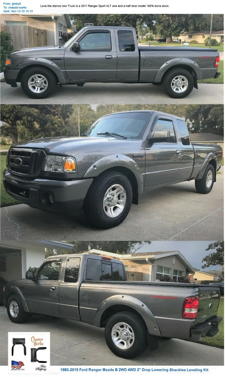 Lowered Ford Ranger