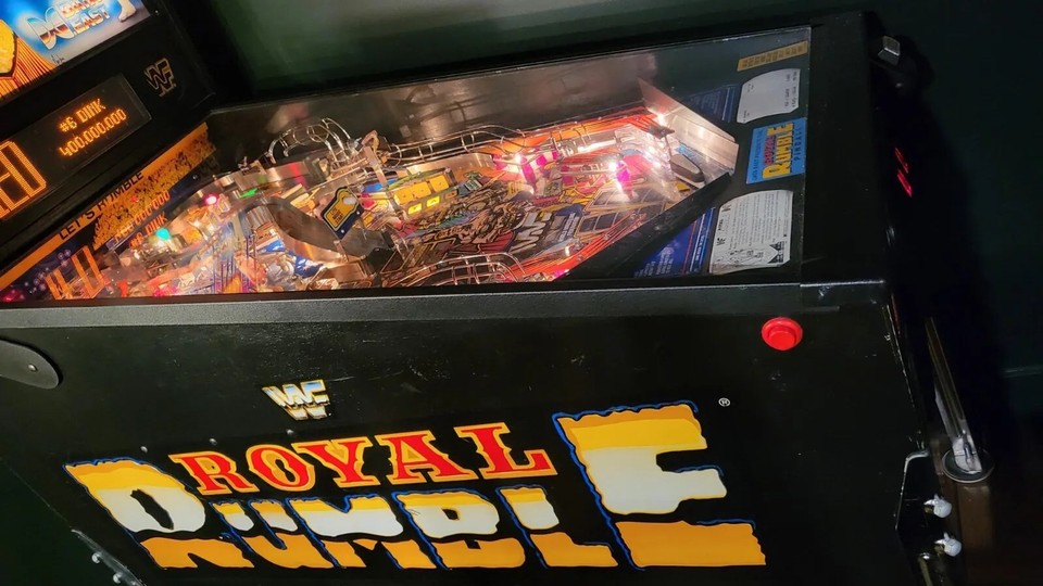 WWF / WWE ROYAL RUMBLE PINBALL MACHINE (NICE!) - DATA EAST | eBay