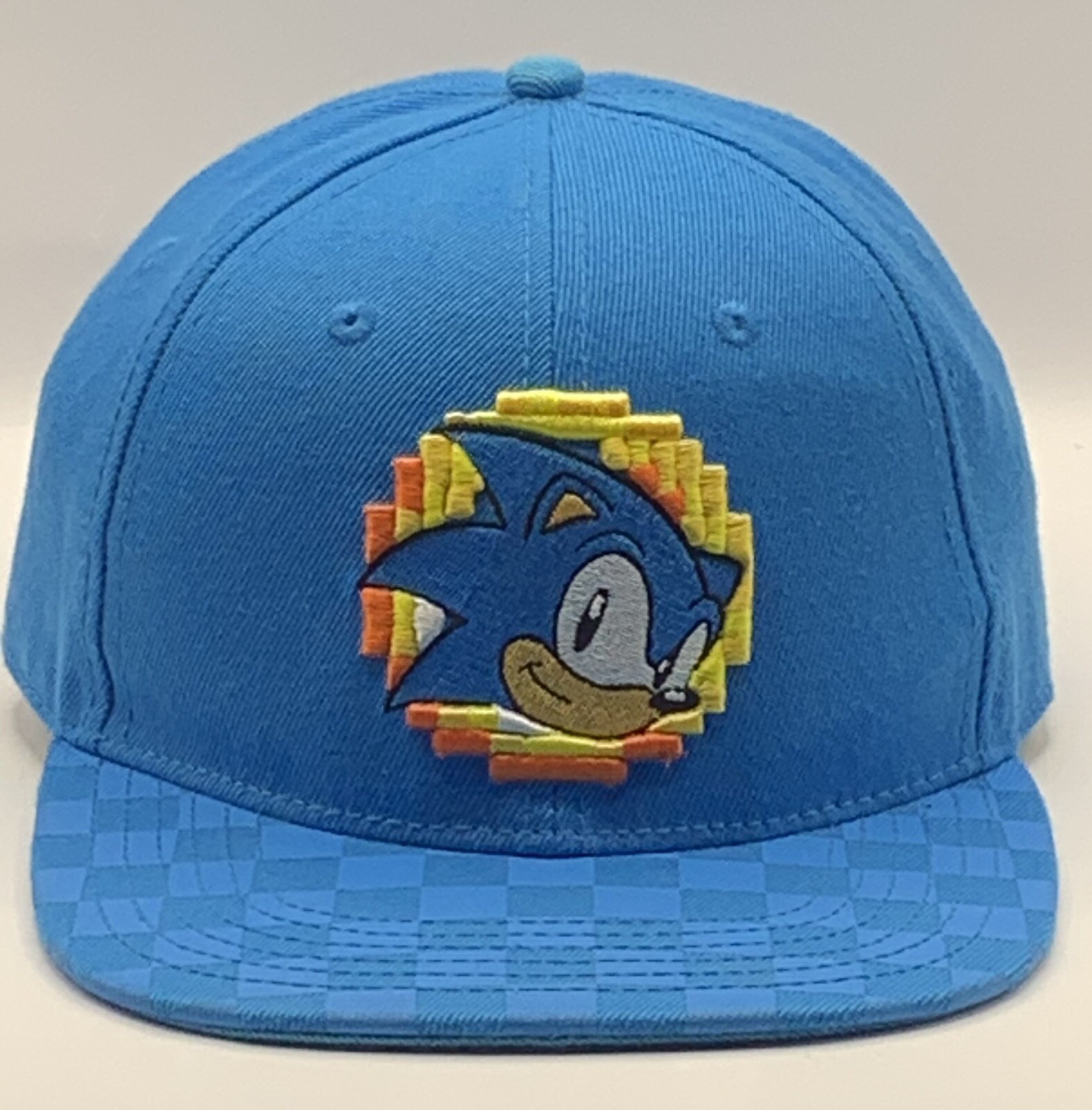SONIC The Hedgehog Blue Adjustable SNAPBACK Hat Baseb… - Gem