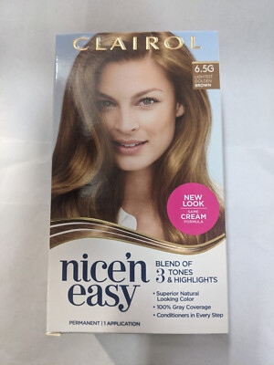 4 PACK Clairol Nice N’ Easy Natural Hair Color 6.5G Lightest Golden ...