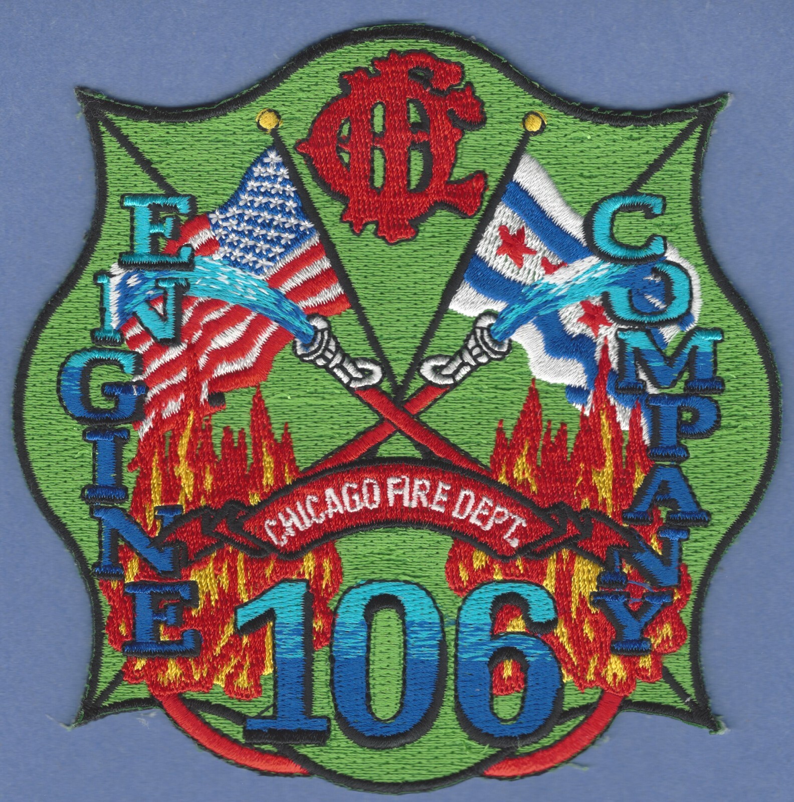 CHICAGO ENGINE COMPANY 106 FIRE PATCH | eBay