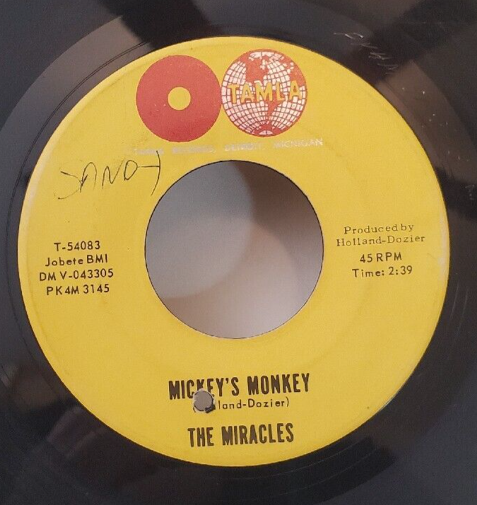 Miracles MICKEY'S MONKEY / WHATEVER MAKES YOU HAPPY (SOUL 45) #54083 ...