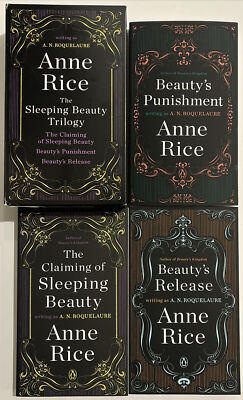 Rare Anne Rice (written as A.N. Roquelaure) 1984 The sleeping beauty ...