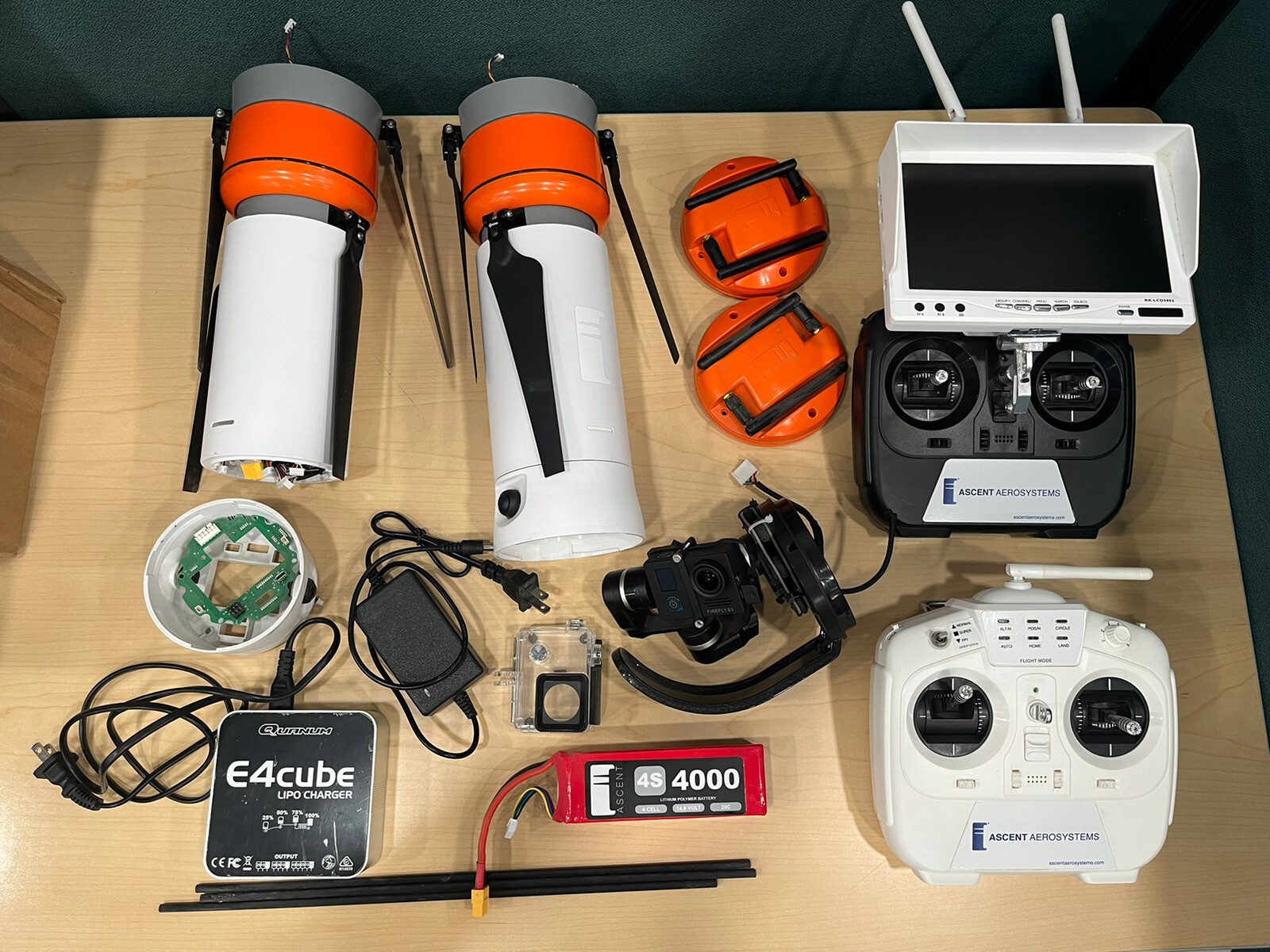 2 Complete Ascent Aerosystems Sprite Coaxial Drone kits, NEVER FLOWN ...