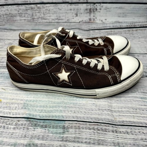 Converse One Star Brown Low Top Sneakers Womens 10 | eBay
