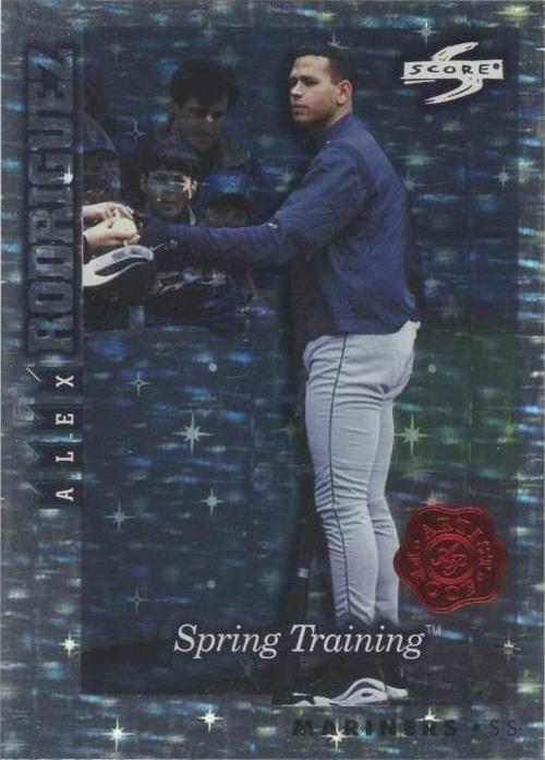 1998 Score Rookie Traded - Spring Training Alex Rodriguez #RTPP148 ...