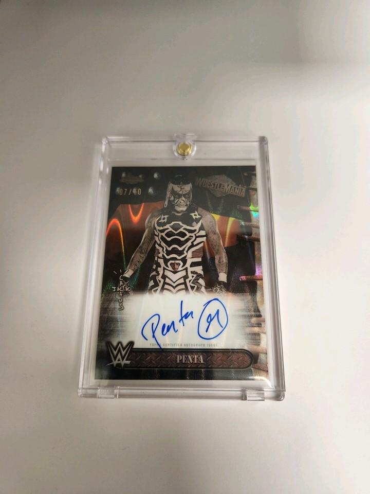 Penta Rookie Auto /10 2025 Topps Chrome WWE Cactus Jack X Wrestlmania ...