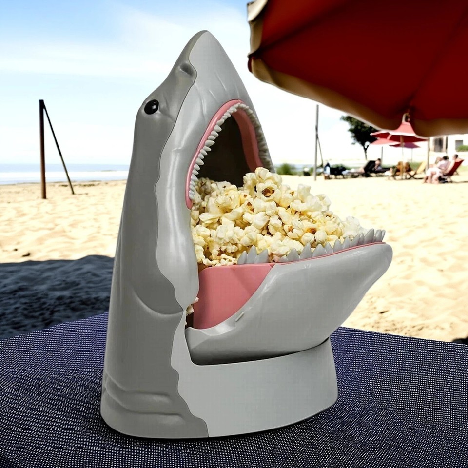 Jaw 50th Anniversary Popcorn Bucket Big White Shark Great White Limited ...
