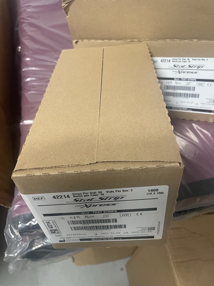NOVA BIOMEDICAL 42214 Stat Strip Xpress Glu Test Box Of 18 | eBay
