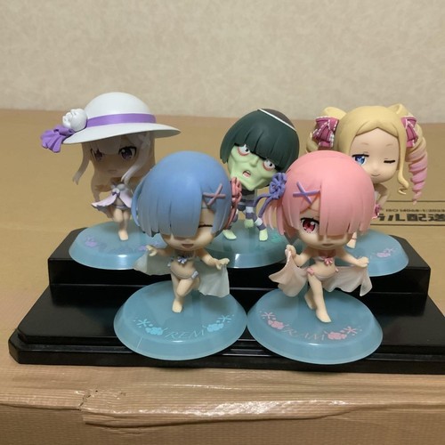 Re:ZERO Mini Figurine Lot de 5 Lot Vente ichiban kuji Chibi Kyun Chara ...