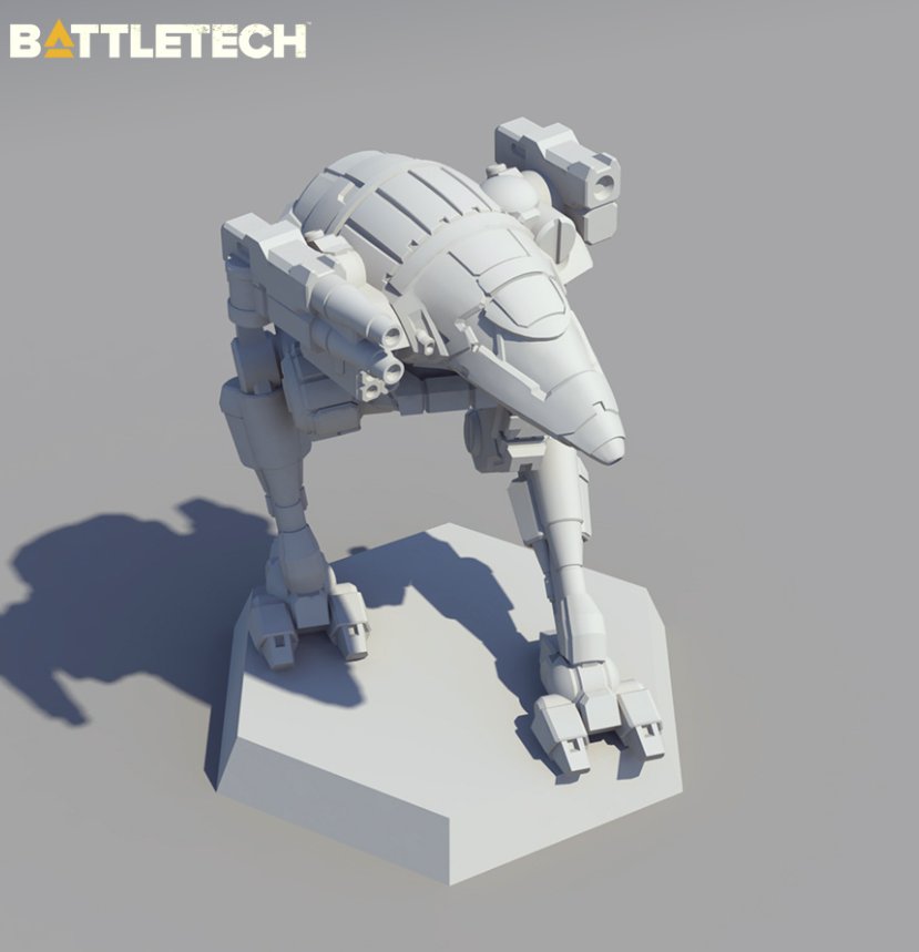 Battletech Raven Miniature Mech NO Cards Inner Sphere Urban Lance ...