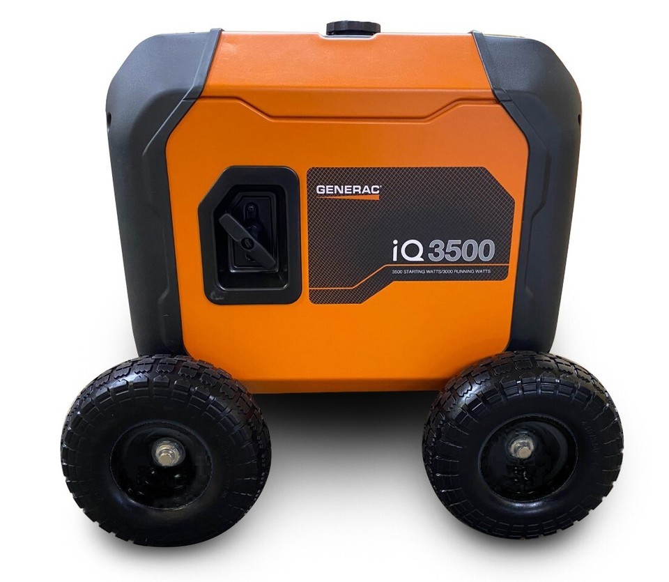 Wheel Kit for Generac IQ3500 Generator - SOLID NEVER FLAT TIRES - All ...