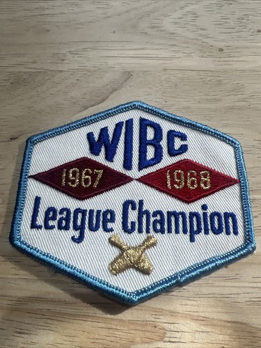 1967 1968 WIBC League Champion Anniversary Patch Women's International ...