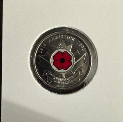 2008 Canada 25 Cent Remembrance Red Poppy Coin uncirculated | eBay