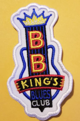 BB KINGS BLUES CLUB Embroidered Patch approx 2x3.75" | eBay