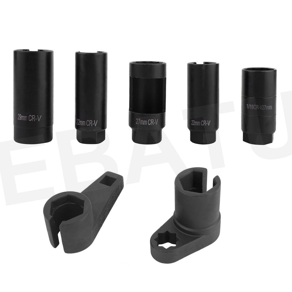 7PCS Oxygen Sensor & Oil Pressure Sending Unit Master Sensor Socket Set ...