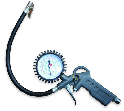 Air Tyre Inflator Gun with Pressure Gauge for Compressor – 12 Bar | eBay UK