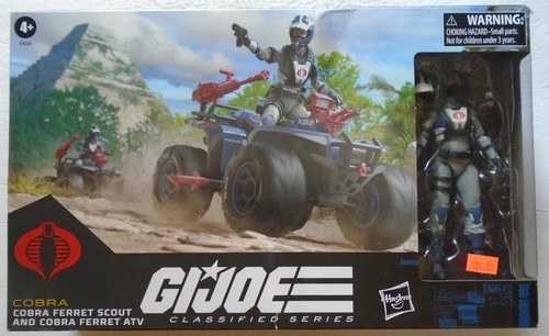 GI Joe Classified Series Cobra Ferret Scout & ATV Action Figure Hasbro ...