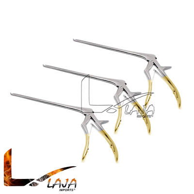 3 Pcs Set KERRISON Rongeurs 7" 1mm, 2mm, 3mm up 45 Degree Surgical ...