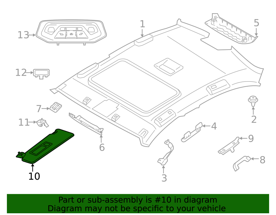 Genuine BMW Sun-Visor 51-16-8-092-727 | eBay