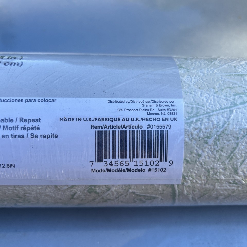 NEW VTG Textured Wallcoverings WallPaper Prepasted Style Selections ...