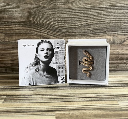 AUTHENTIC Taylor Swift Reputation Gold Snake Ring ORIGINAL Authentic ...