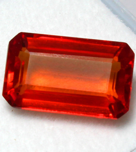 14.45 Ct Certified Natural Tanzania Orange Tanzanite 17x10 mm Emerald ...