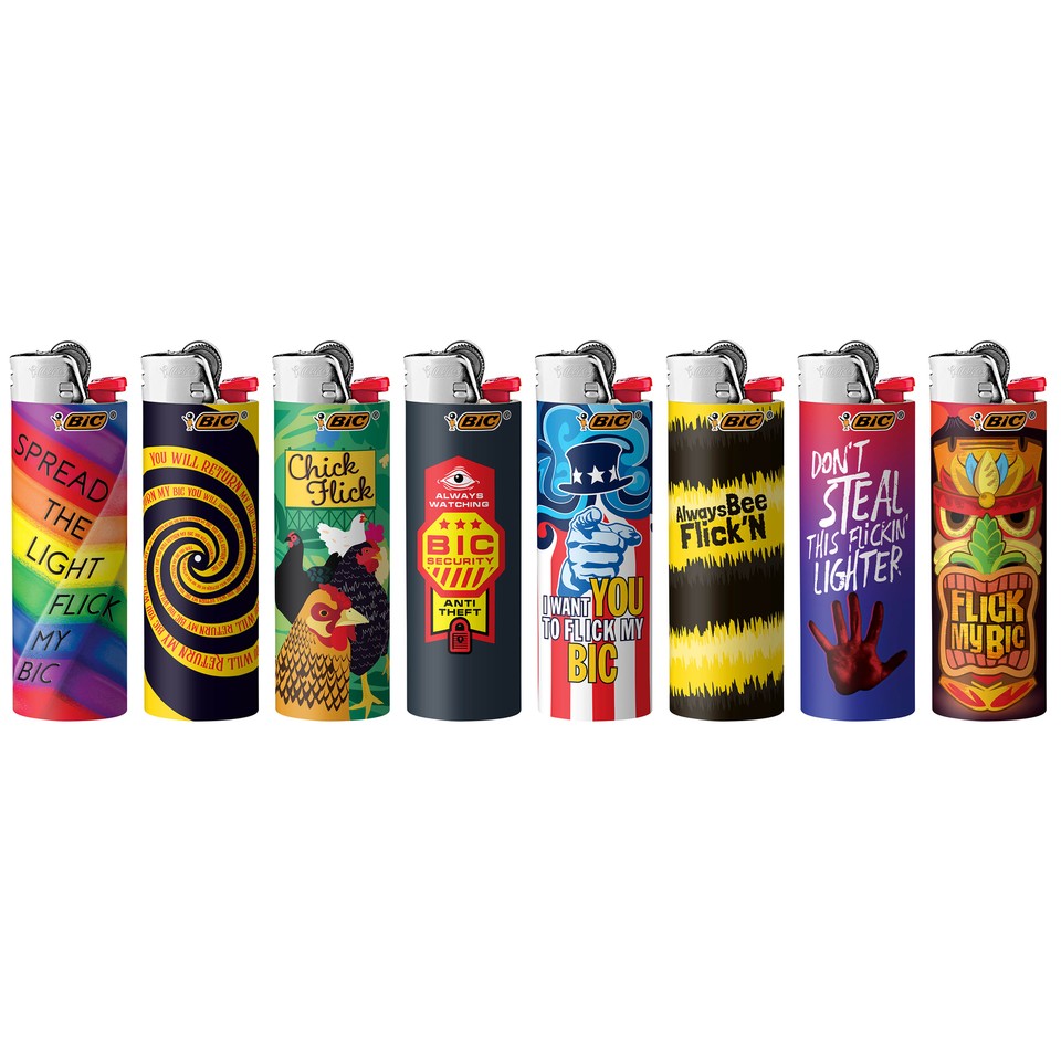 BIC Special Edition Flick My BIC Series Lighters, 8-Count | eBay