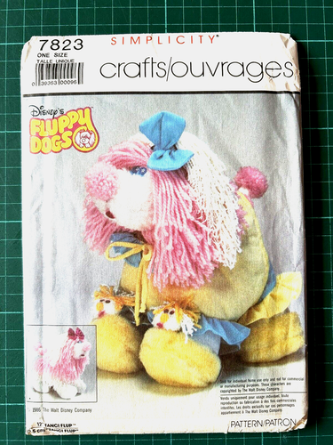 Vintage Disney Fluppy Dogs Fanci Flup Sewing Pattern - UNCUT Simplicity ...