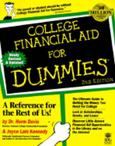 College Financial Aid for Dummies by Herm Davis: Used 9780764551659| eBay