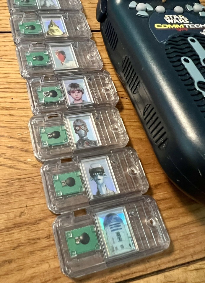 Star Wars Commtech Reader Chip Lot 1999 Hasbro Vtg Tested Phantom ...