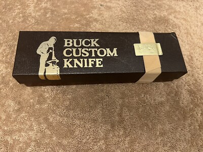 Rare Buck Original Custom Shop 701 Bronco Dual Sheepsfoot Blades Knife ...