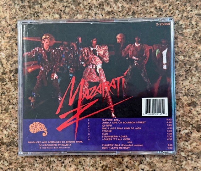 Mazarati CD Re-issue - Pre-owned - Paisley Park – Warner Bros - Prince ...