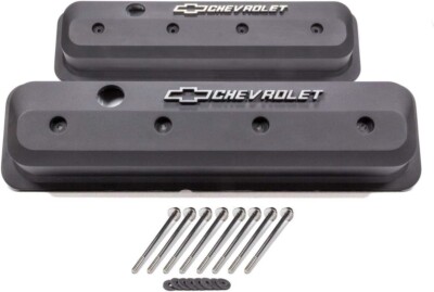 Proform 141-840 SBC Vortec Chevrolet Logo Tall Center Bolt Valve Covers ...