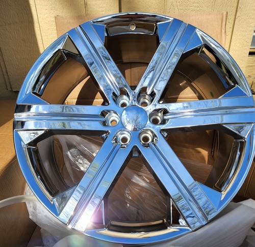 26" Inch Chrome Replica G13 Silverado Sierra GMC Chevy LTZ Wheels Rims ...
