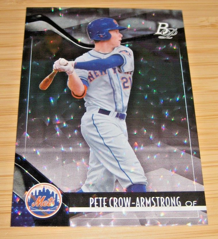 Pete Crow-Armstrong – 2020 Bowman Platinum Tops Prospects Aqua Ice - RC ...