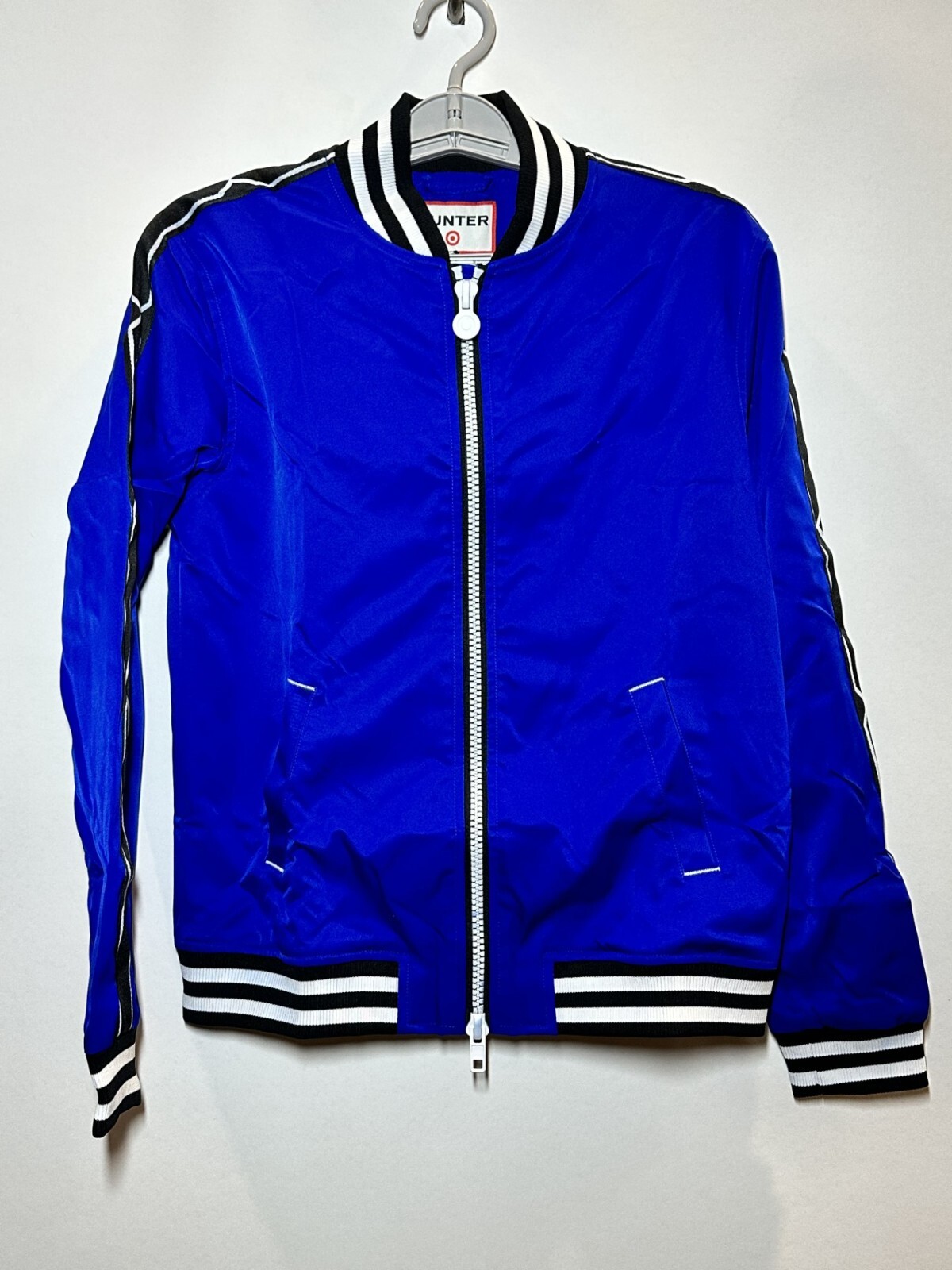 Hunter for Target Boys' Chain Trim Track Varsity Jacket Blue L 12/14 ...