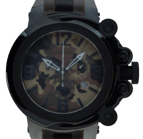Men's 55mm Invicta Coalition Forces: Desert Storm Camo Chrono Watch ...