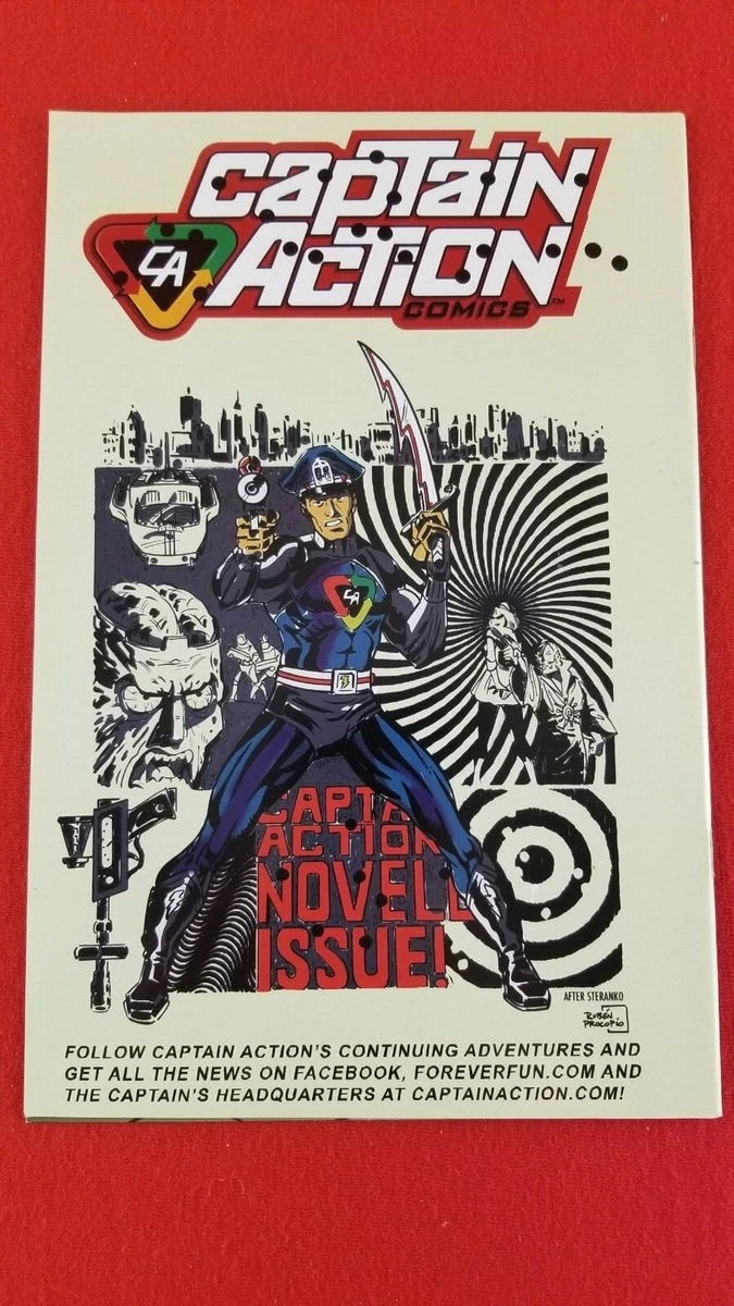 Evil Captain Comic Illustration