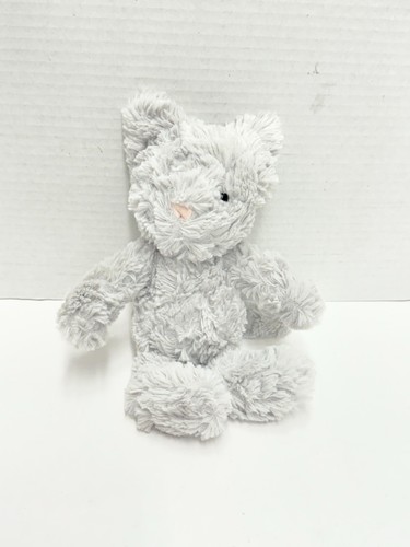 Jellycat Squiggle Gray Kitty Cat Kitten Mini Soft Plush Stuffed Animal ...