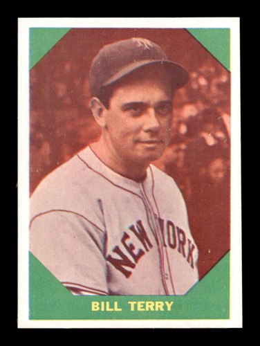 1960 Fleer #52 Bill Terry NMMT X3185522 | eBay