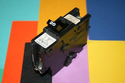 FEDERAL PACIFIC / AMERICAN MAKE 20 AMP 1-POLE BREAKER TYPE NB BOLT-ON ...