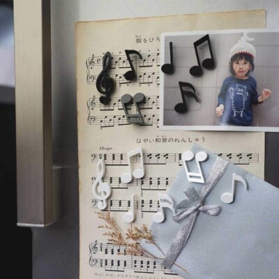 12-Pack Musical Note Fridge Magnets Decorative Refrigerator Magnet Set ...