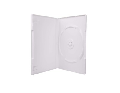 DVD Replacement Cases Single Disc White | Standard 14mm Outer plastic ...